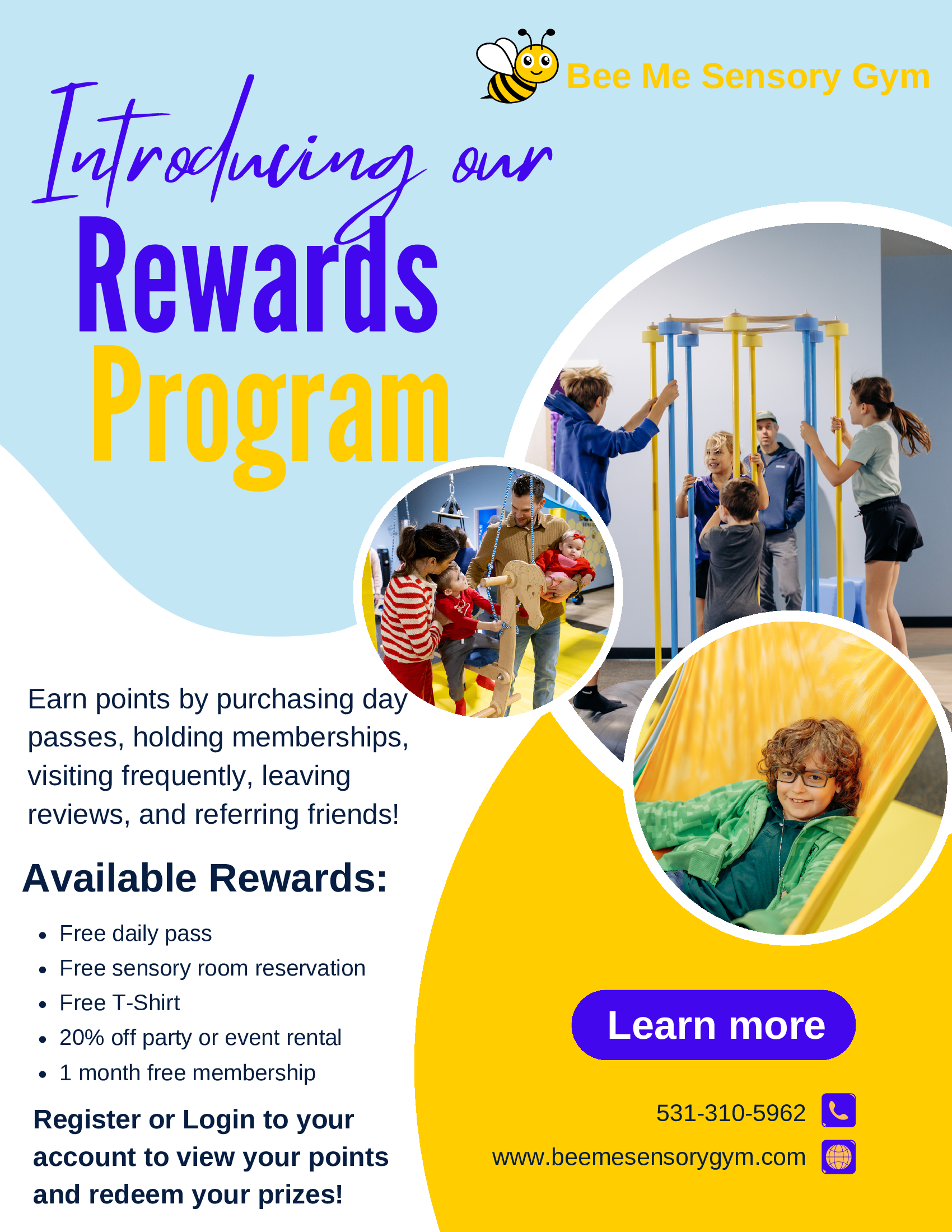 Rewards & Perks - Bee Me